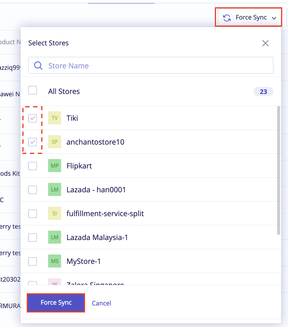 User Guide | Force Sync to Enhance Product Listing – Anchanto