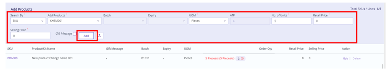 How to Modify B2C Order in WMS3 – Anchanto