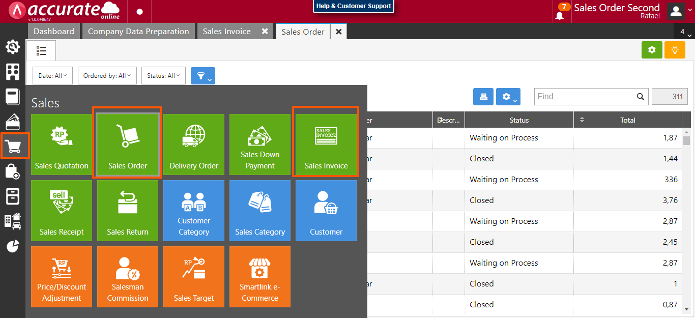 What happens to my inventory & orders after I connect SelluSeller with Accurate accounting tool ...