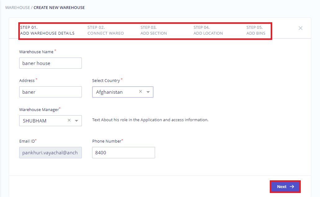 How can I add multiple bins in a new warehouse? – Anchanto