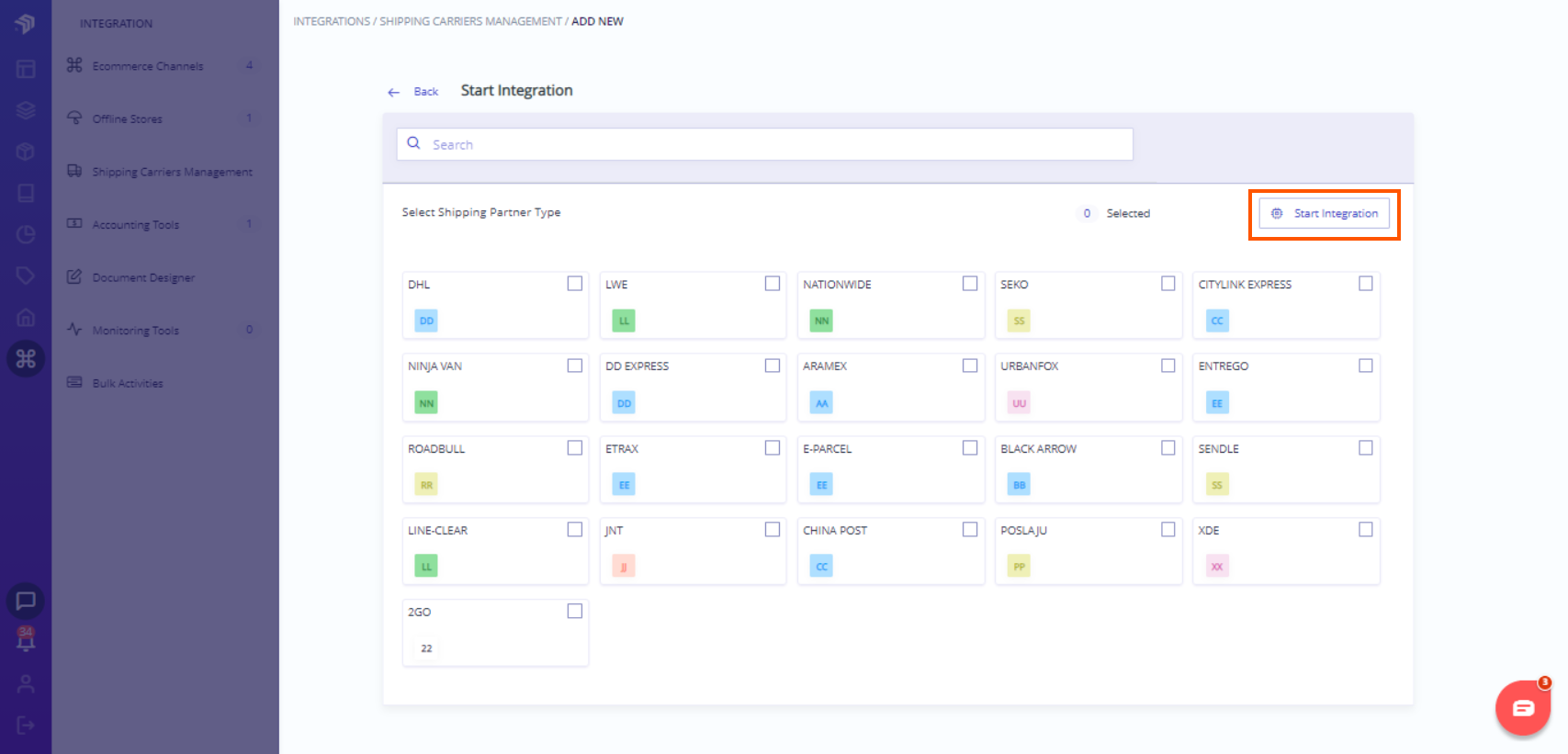 How to connect/configure Line Clear Express as a last mile carrier in ...