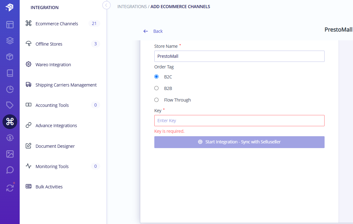 Anchanto OMS & PrestoMall Integration Guide – Anchanto