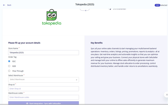 Tokopedia (2025) Shop Integration with Anchanto OMS – Anchanto